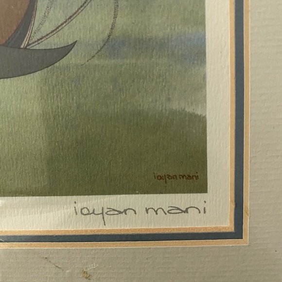 Art | Vintage Signed Maxine Noel Ioyan Mani Spirit Of The Winds Print ...